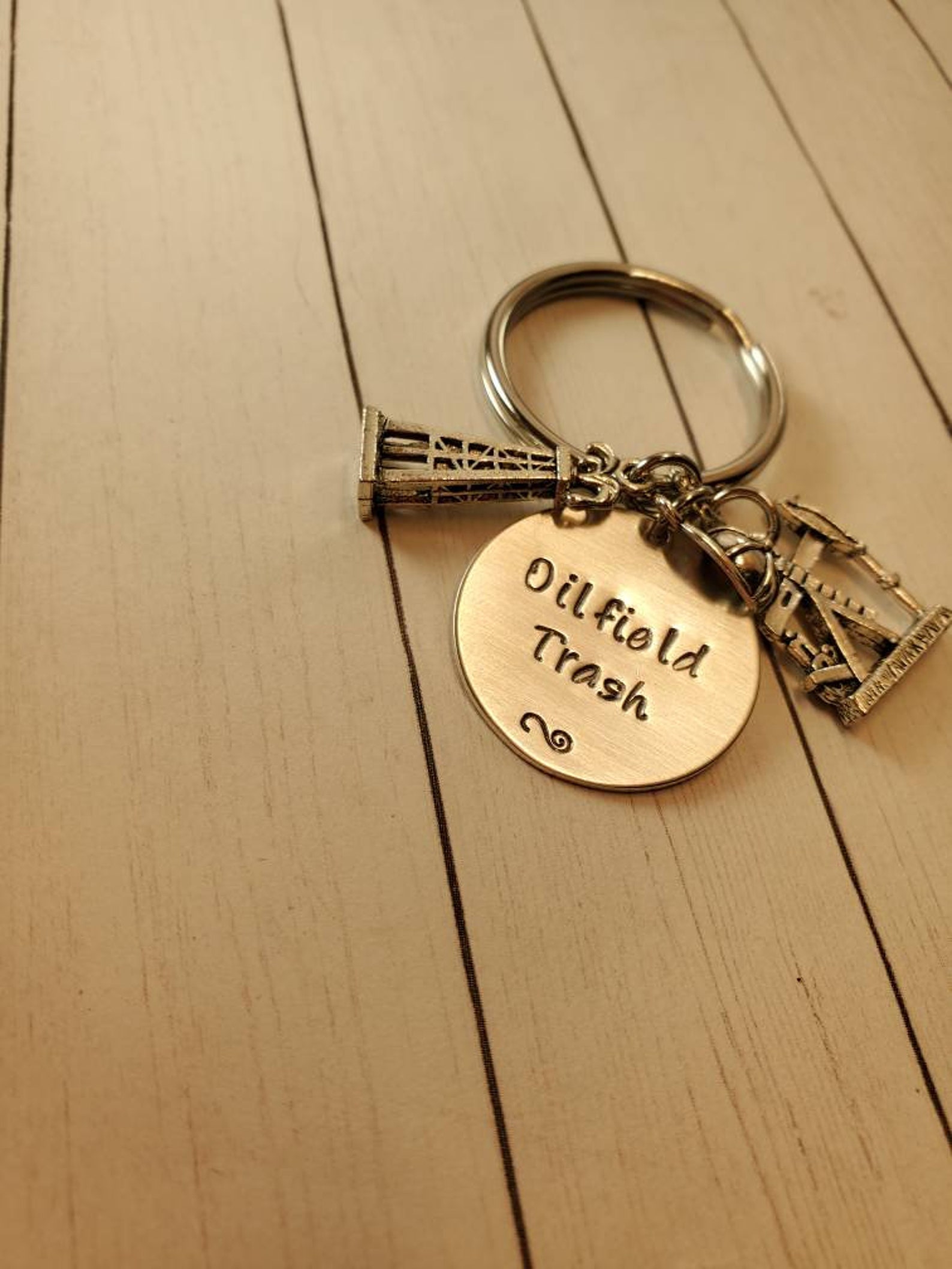 Oilfield Trash Key Chain, Oilfield Key Chain, Oilfield Accessory ...