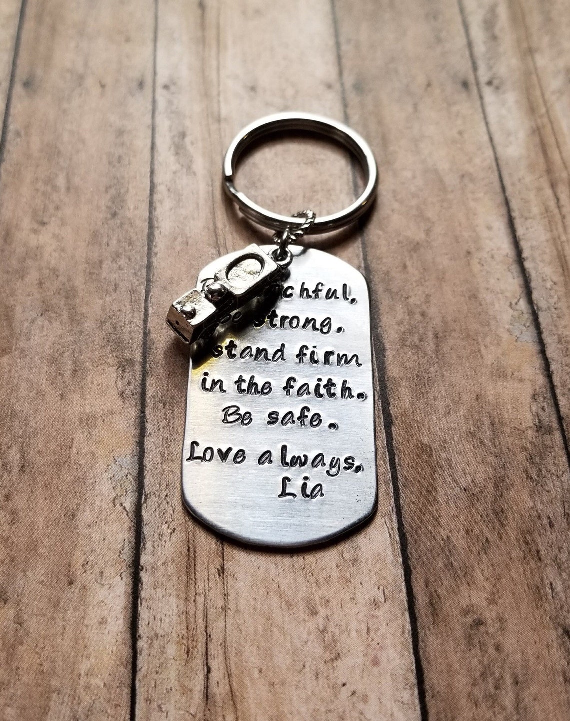 Fireman Key Chain, Be Watchful, Be Safe, Father's Day, Firefighter Gift ...