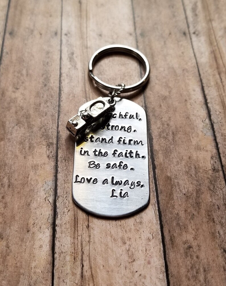 Fireman Key Chain, Be Watchful, Be Safe, Father's Day, Firefighter Gift ...