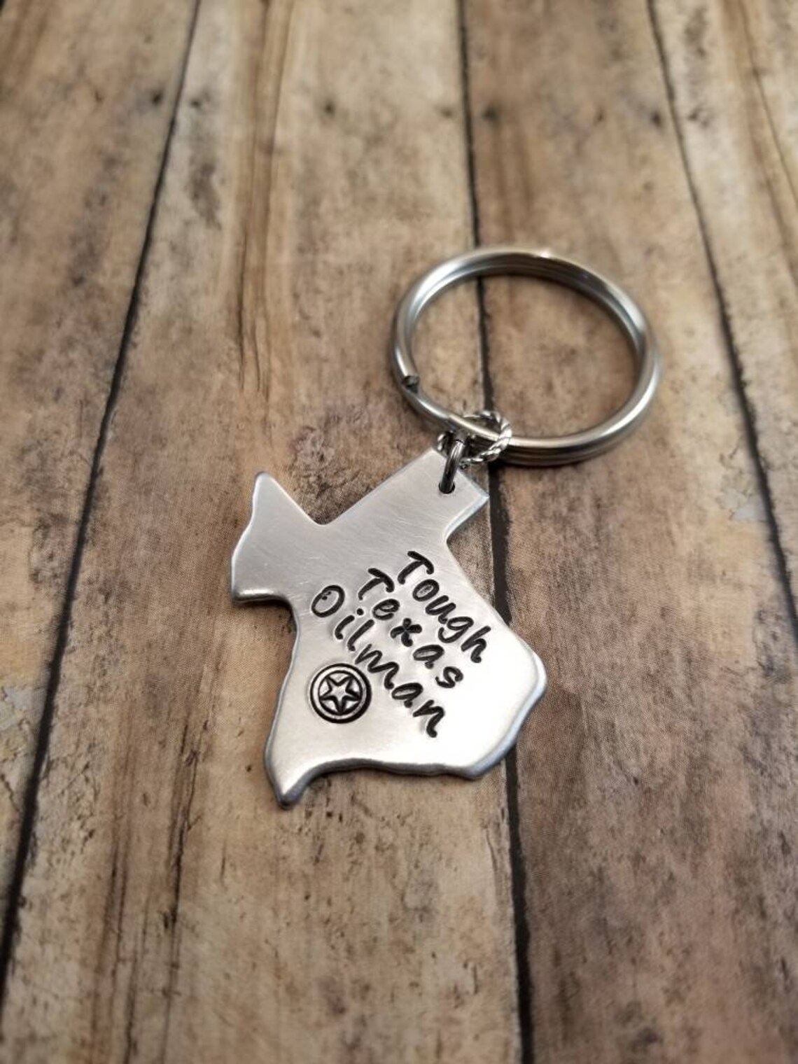 Texas Oilfield Key Chain Tough Texas Oilman Oilfield Key | Etsy