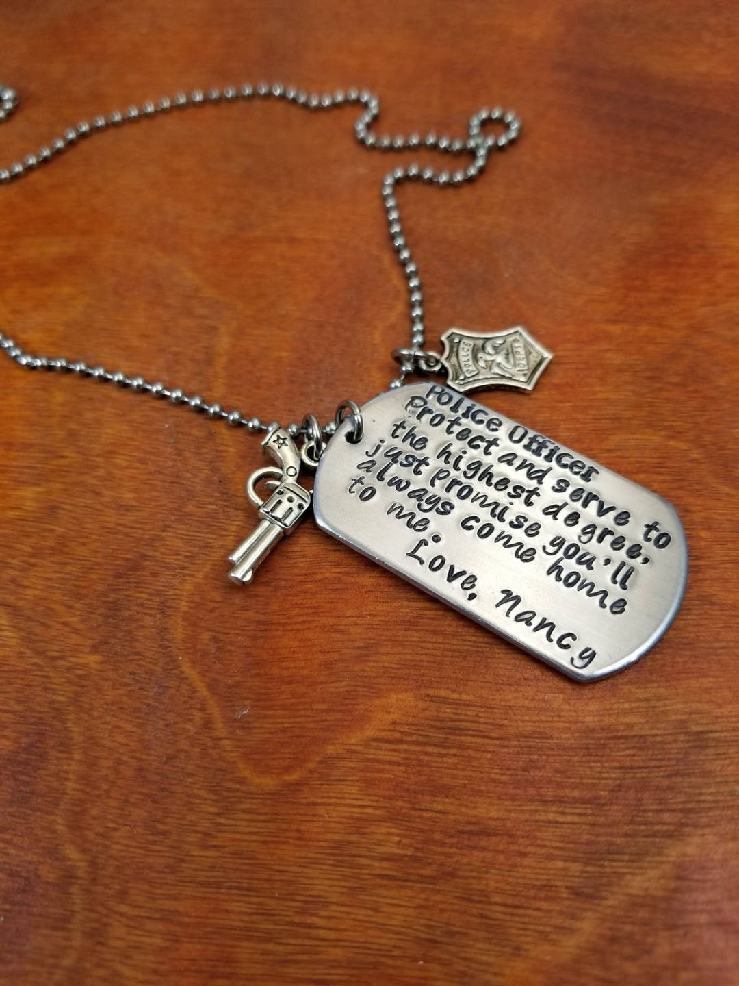 Protect and Serve Law Enforcement Key Chain - Etsy