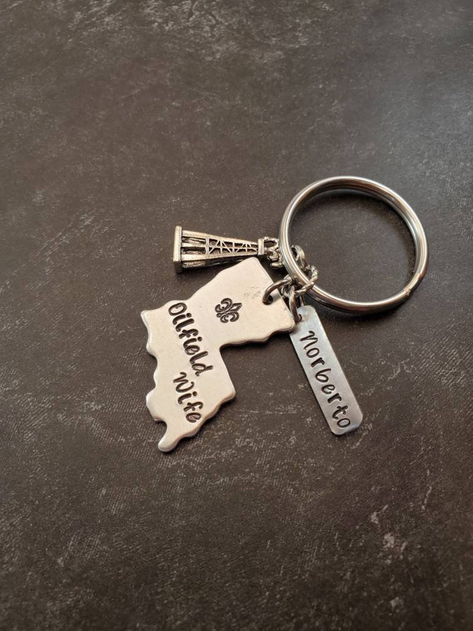 Louisiana Oilfield Wife Key Chain, Louisiana Oil Field, Oilfield Wife ...