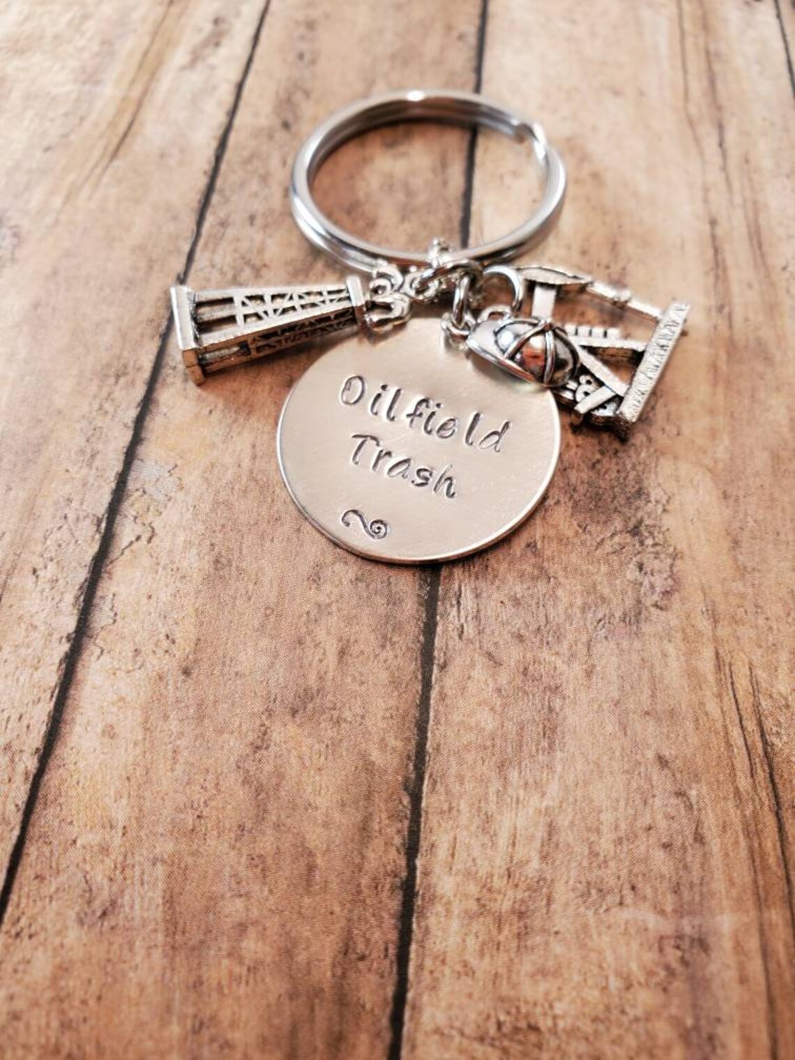 Oilfield Trash Key Chain, Oilfield Key Chain, Oilfield Accessory ...
