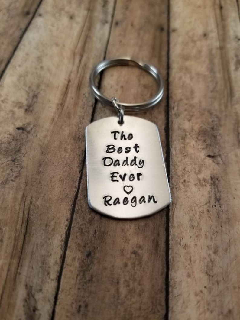 Best Daddy Key Chain Father's Day Gift the Best Daddy | Etsy