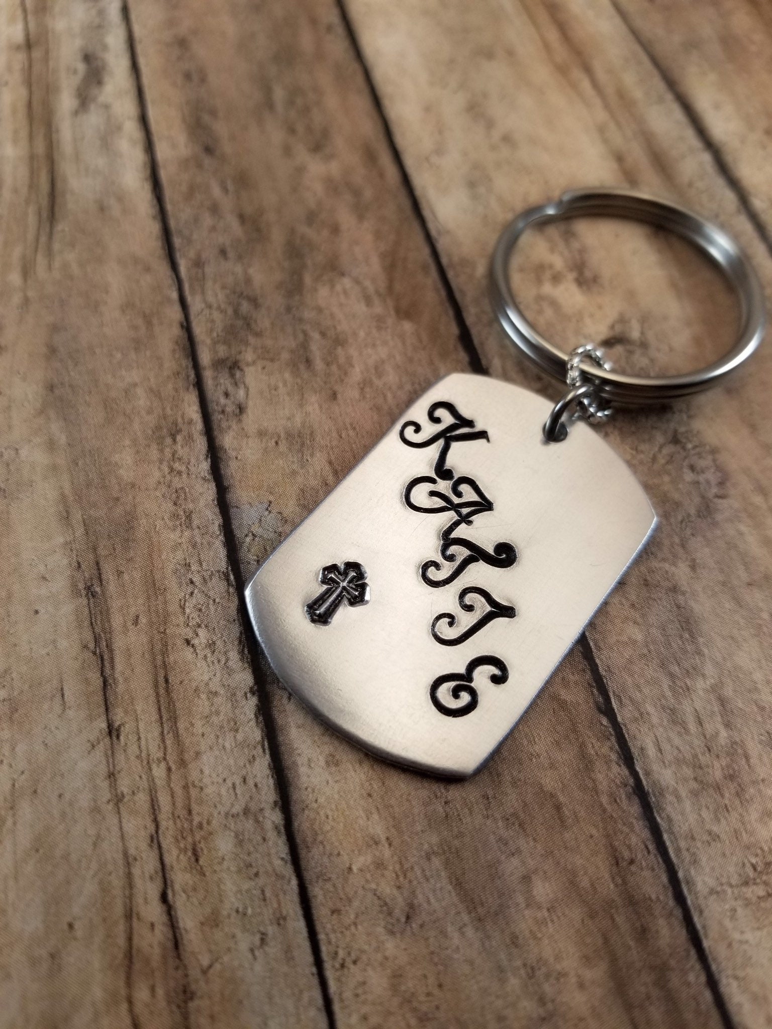 Personalized Name key chain Christian gift Christian | Etsy