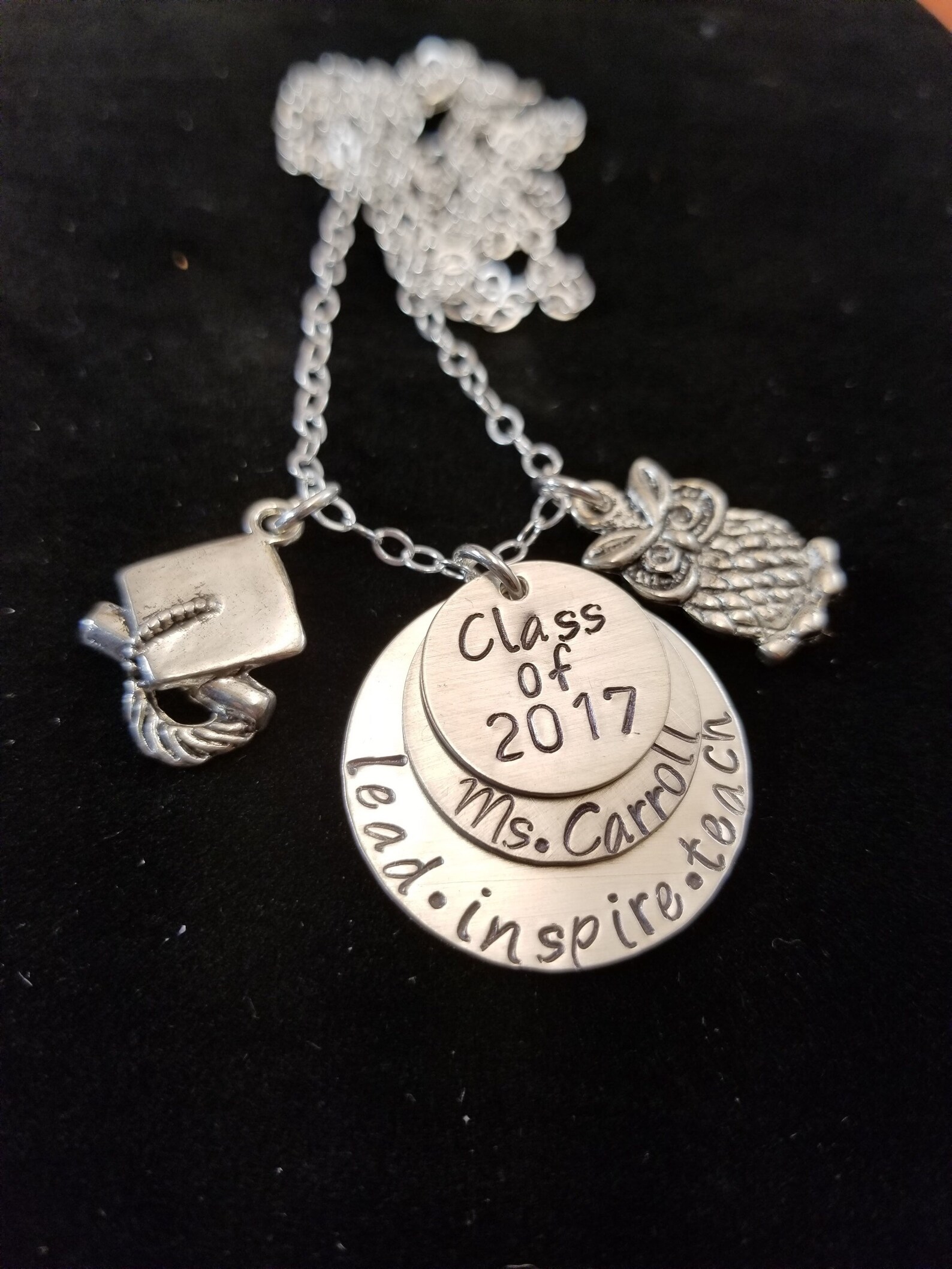 Teacher Graduation Necklace Teacher Gift New Teacher Gift | Etsy