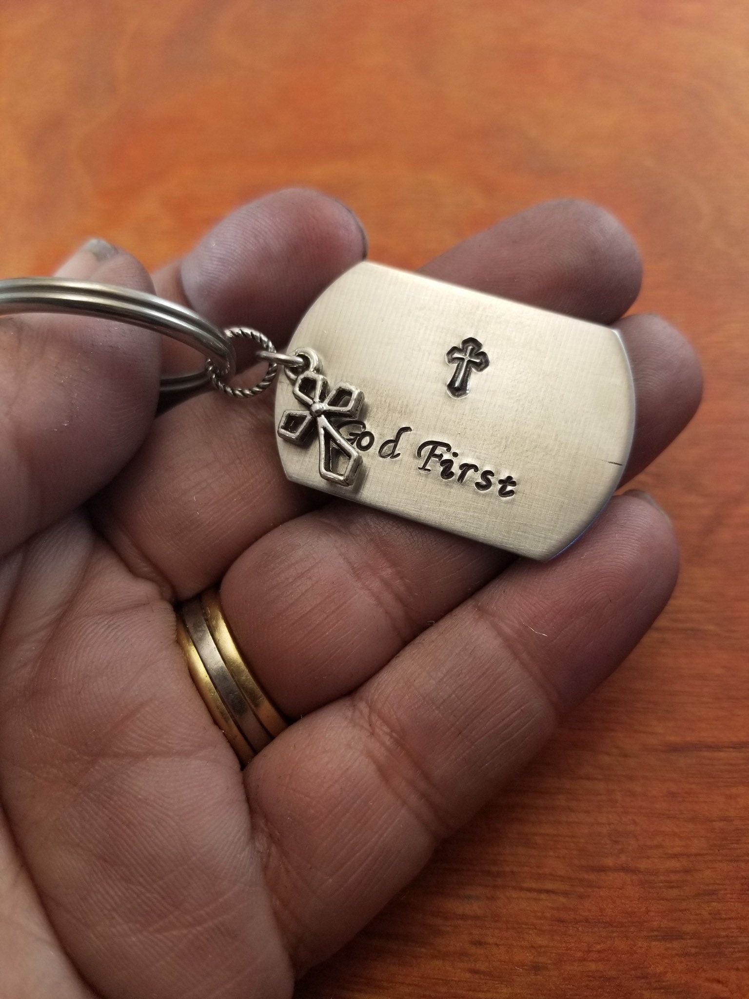 God First Key Chain Christian Gift Religious Confirmation - Etsy UK