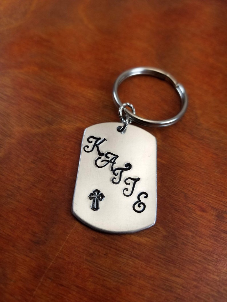 Personalized Name Key Chain Christian Gift Christian - Etsy