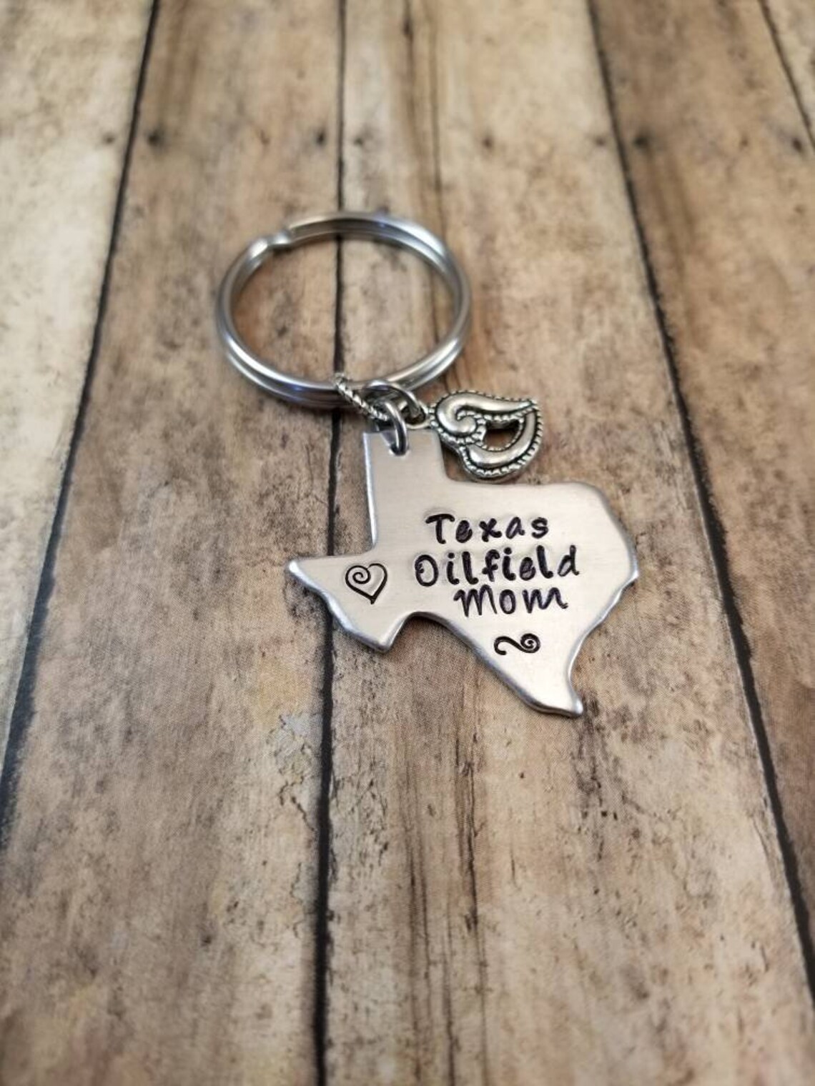 Texas Oilfield key chain oilfield wife oilfield girlfriend | Etsy