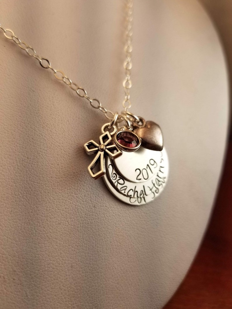 Graduation necklace gift graduating class Class of 2020 | Etsy