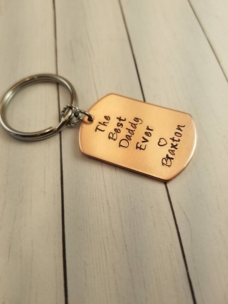 Best Daddy Key Chain Father's Day Gift the Best Daddy | Etsy