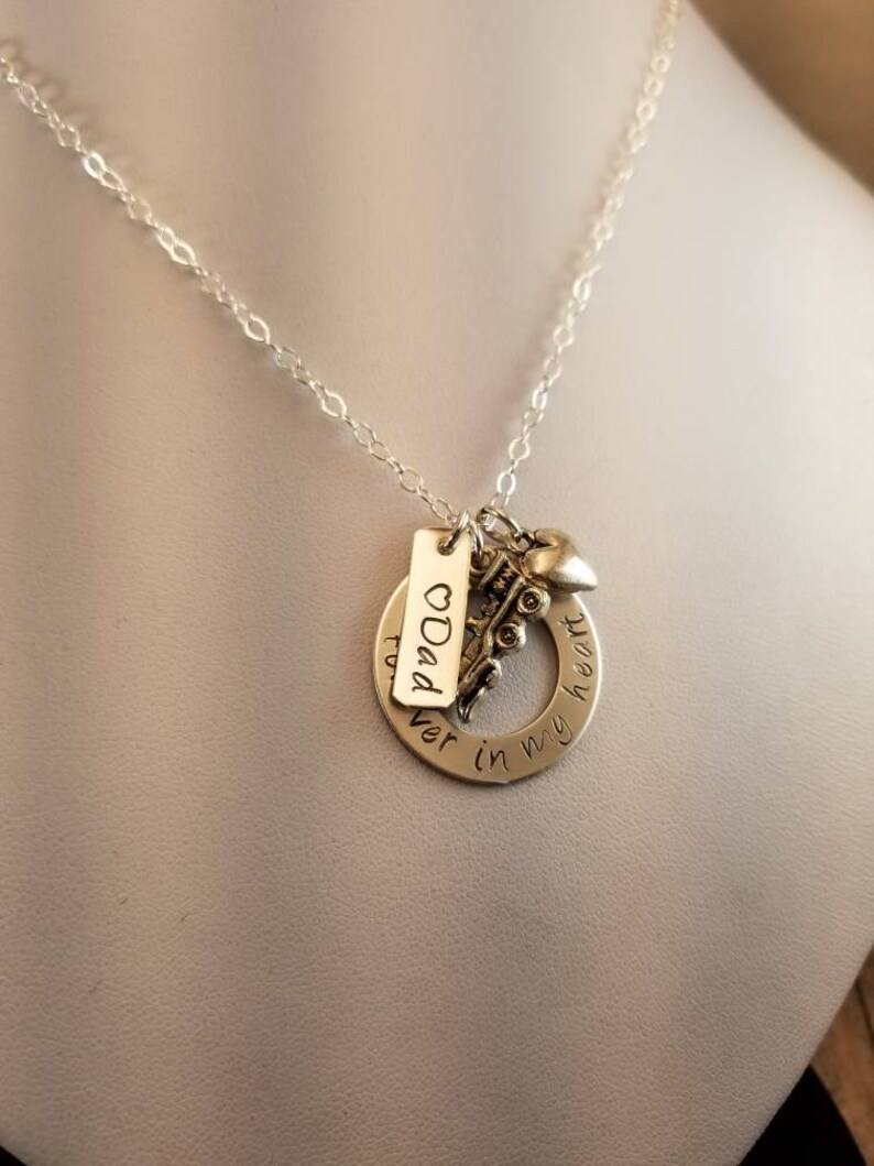 Railroad Memorial Necklace, Train Jewelry, Train Always in My Heart ...