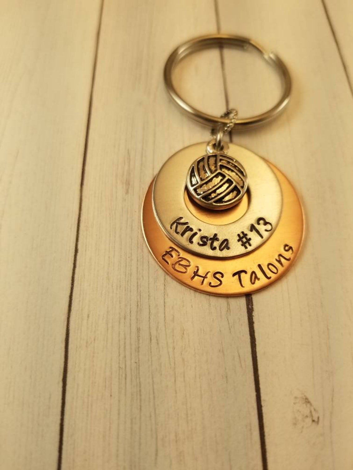 Volleyball Player Key Chain Volleyball Team Gift Hand | Etsy