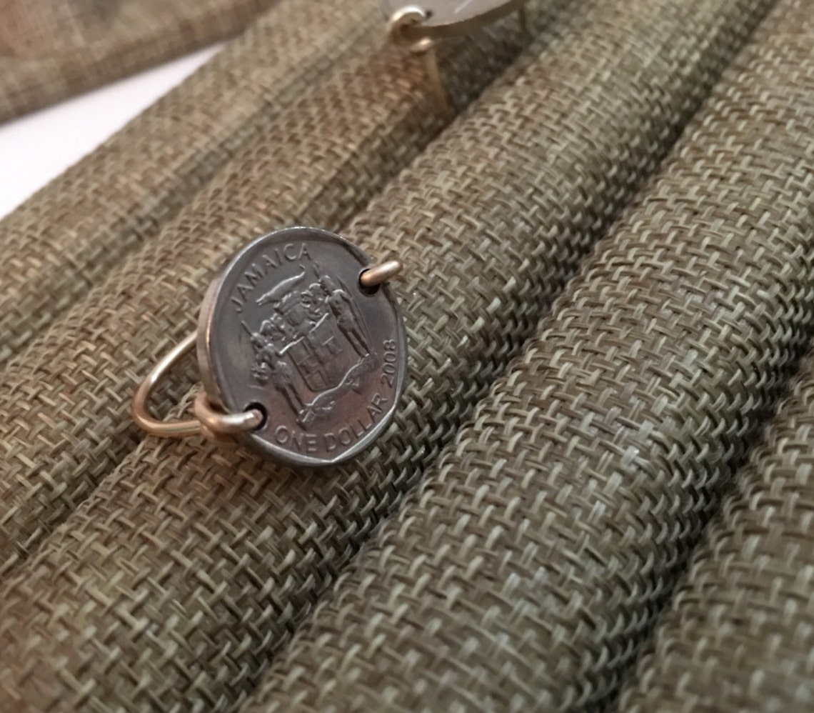 Jamaica Ring Jamaican Coin Ring Qty 1 - Etsy