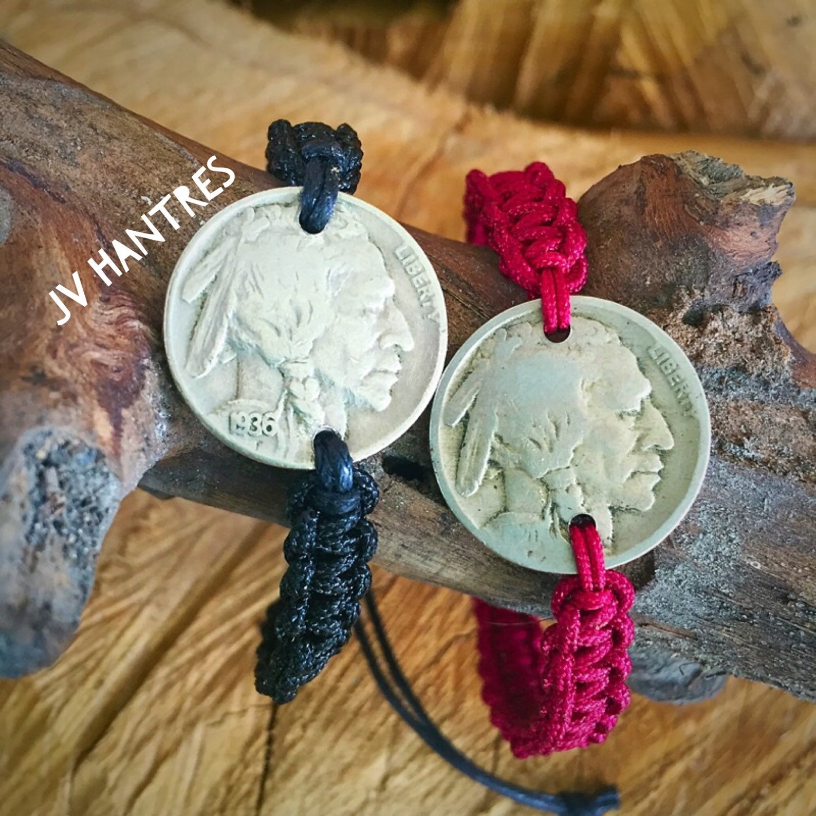 Mens / Unisex / FSU Buffalo Nickel Coin Macrame Adjustable - Etsy
