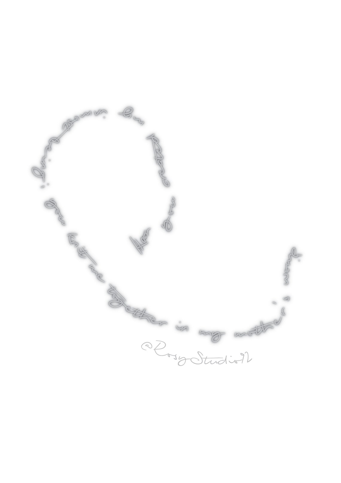 You Knit Me Together in My Mother's Womb Psalm 139 A4 Print ...