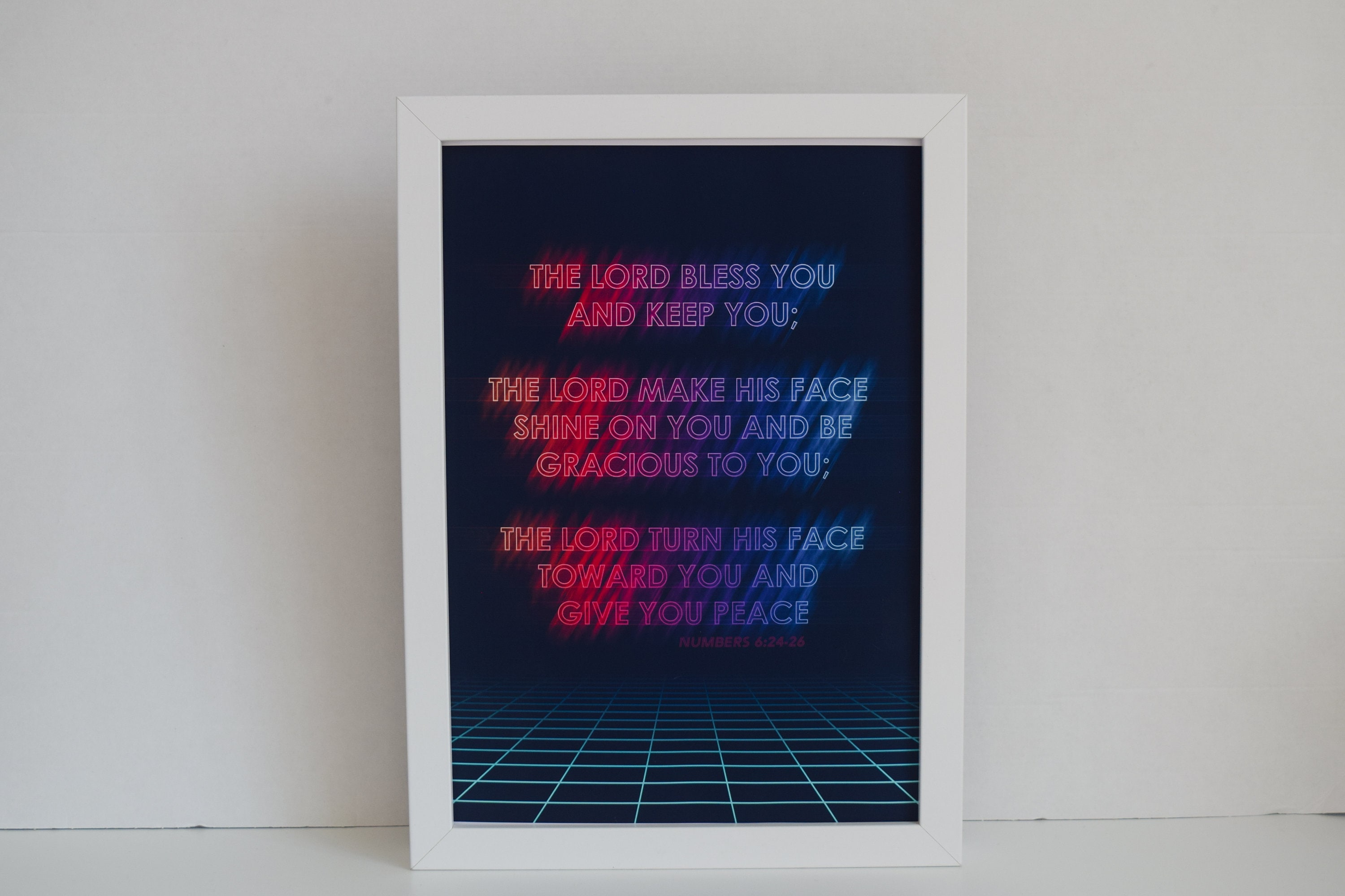 The Lord Bless You and Keep You Bible Verse Print the Lords Blessing ...