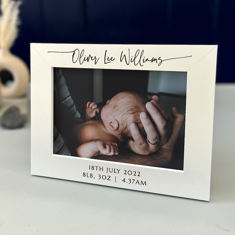 Baby Picture Frame - Etsy