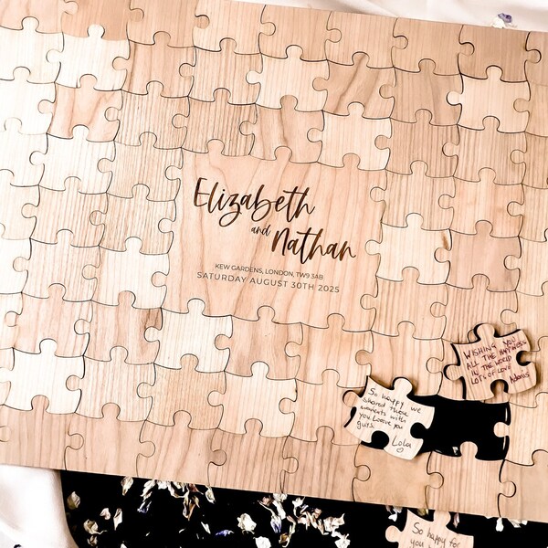 Guest Book Puzzle - Buy Online - Etsy