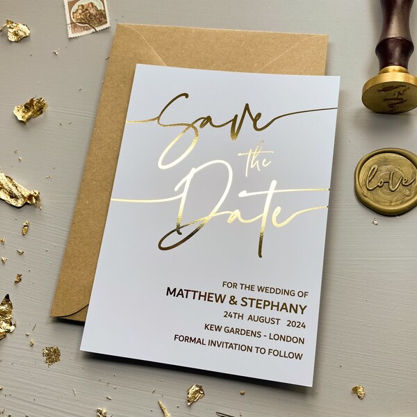 Simple Save the Date - Etsy