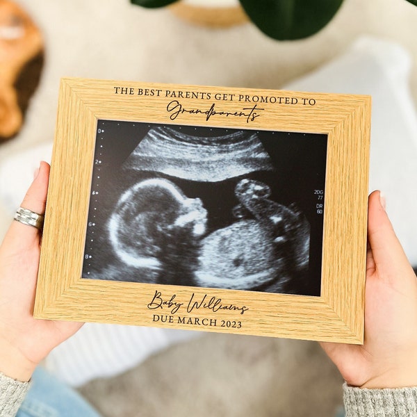 Baby Grandparents Scan Photo - Etsy Australia