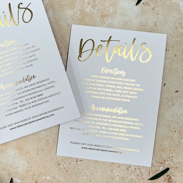 Reception Card - Etsy