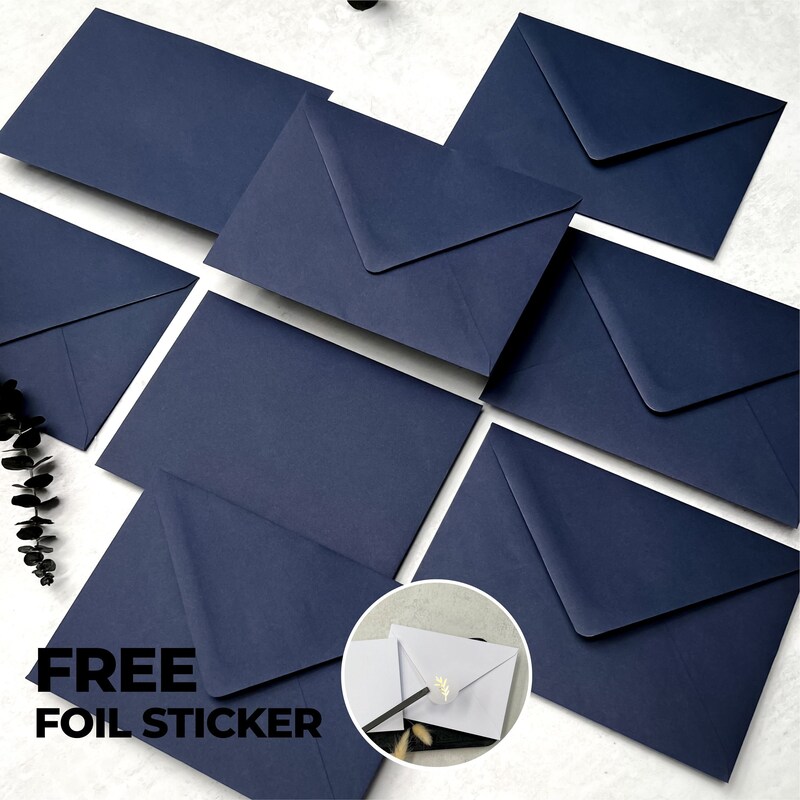 Blue Envelope - Etsy