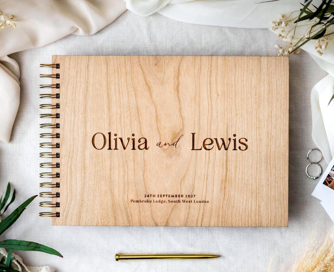 Wedding Guest Book Alternative, Wedding Gifts for Newlyweds, Custom ...