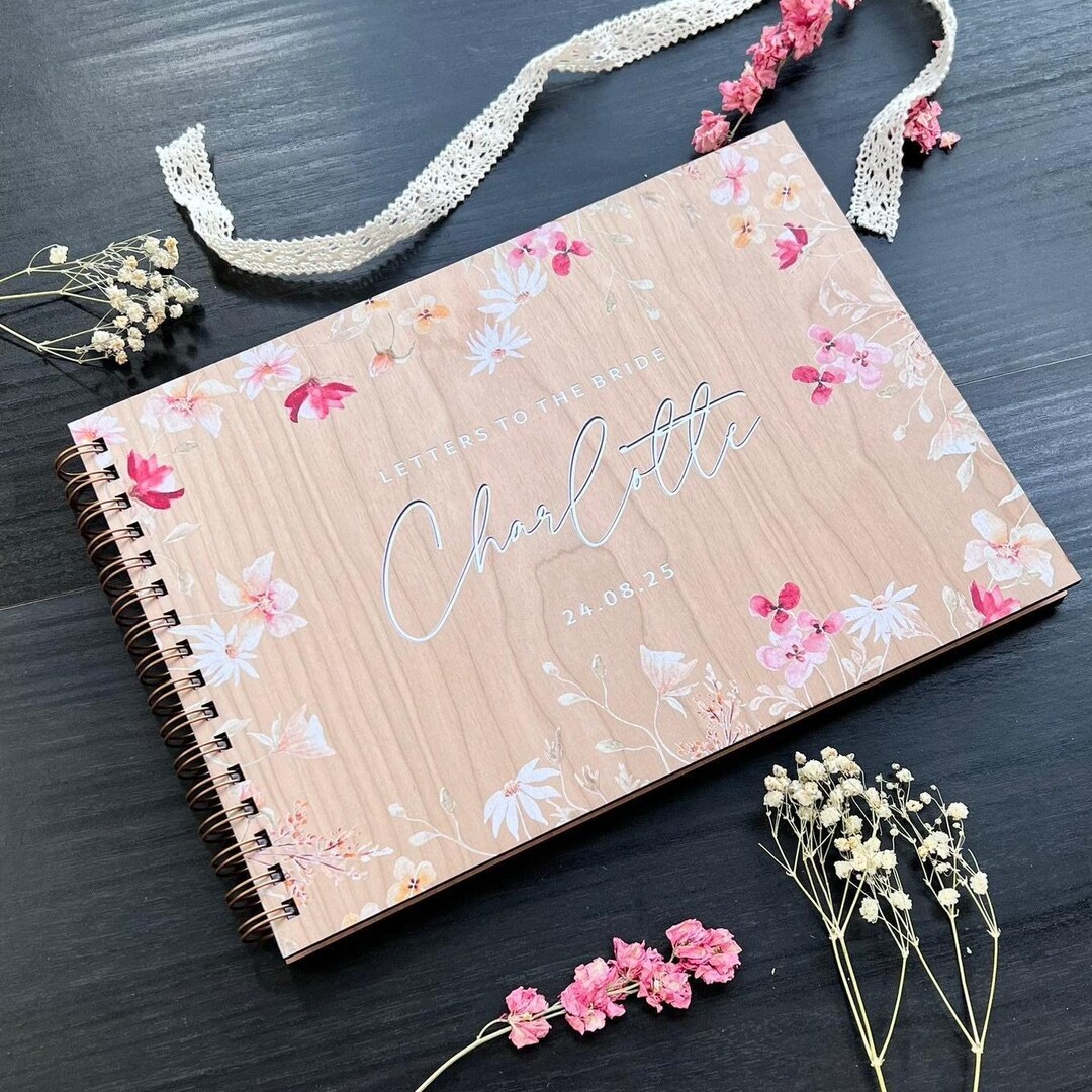 Personalised Letters to the Bride Book, Bride Wedding Gift, Bride ...