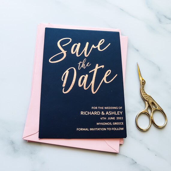 Invitaciones Impresas Con Papel De Aluminio