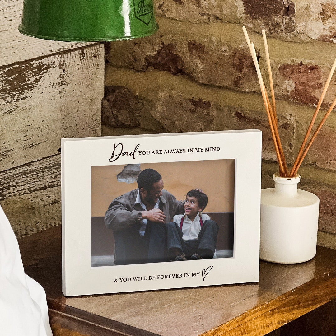 In Memory of Dad Personalised Photo Frame | Perfect Gift for Dad's ...