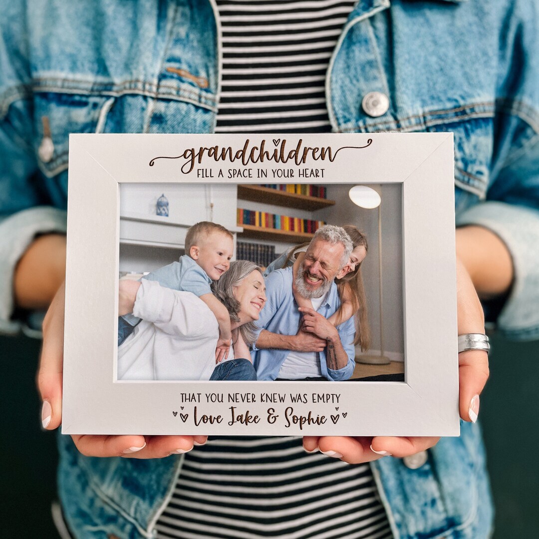 Christmas Gift for Grandparents, Grandchildren Photo Frame ...