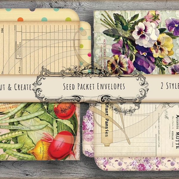 Vintage Seed Packets - Etsy