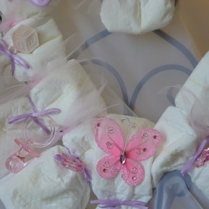 Heart diaper wreath | Etsy