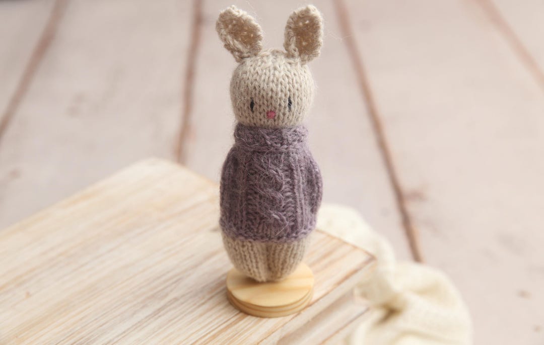 Bunny Pocket Pals, Knit Pocket Pals, Handmade, Bunny, Bunnies, Rabbits ...