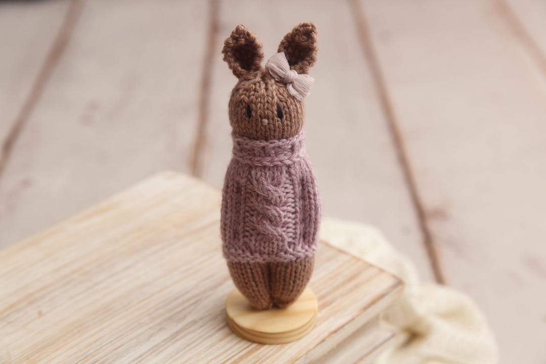 Bunny Pocket Pals, Knit Pocket Pals, Handmade, Bunny, Bunnies, Rabbits ...