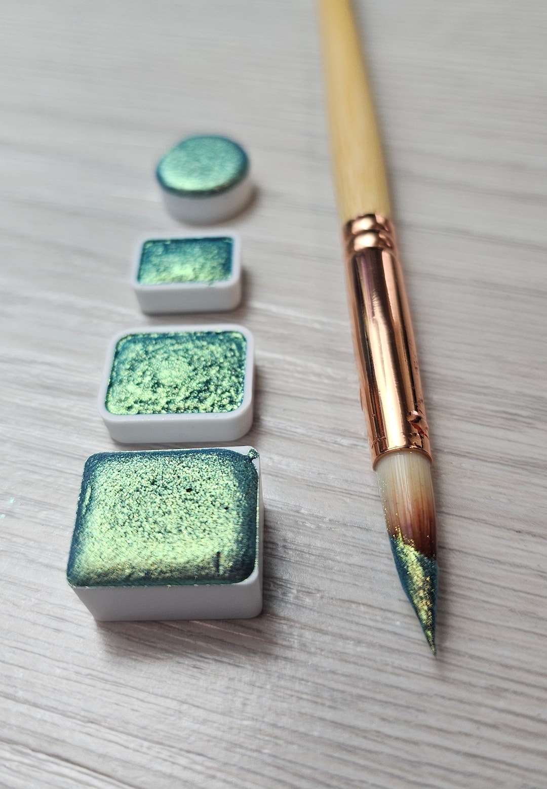 Sea Spray / Colorshift / Handmade Watercolor Paint - Etsy