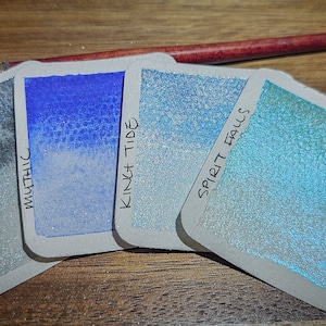 Mythic / Paint Drop Card / Handmade Watercolor Paint - Etsy