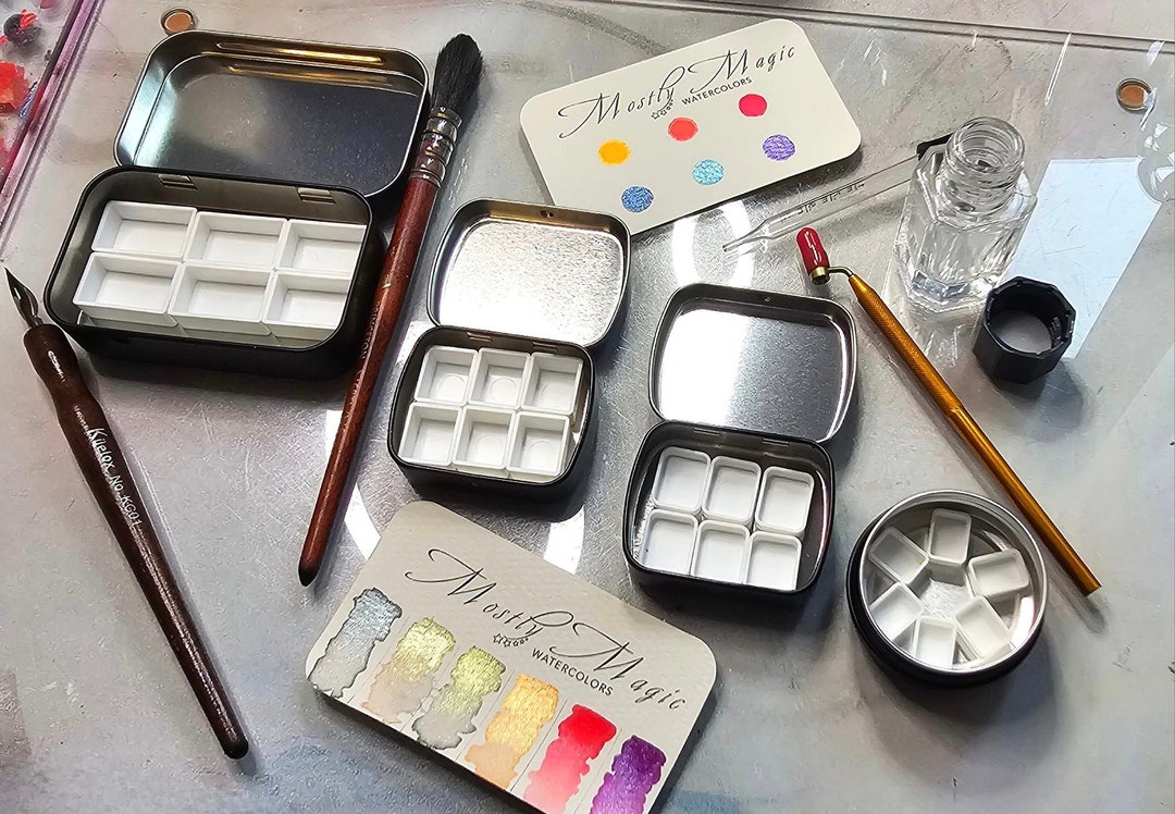 Custom Color Collection Palette, Handmade Watercolor Paints - Etsy