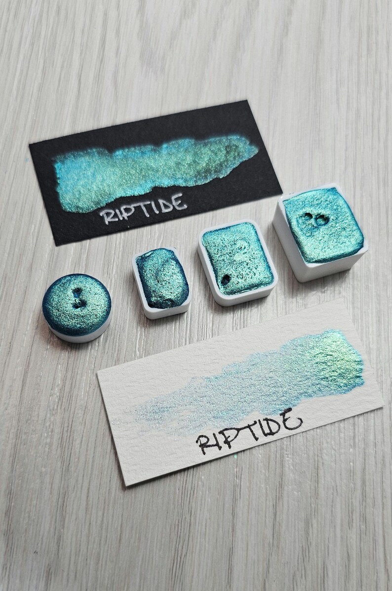 Riptide / Colorshift / Handmade Watercolor Paint - Etsy