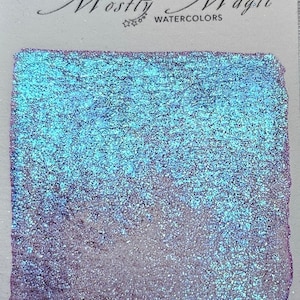 Purple Rain / Paint Drop Card / Handmade Watercolor Paint - Etsy