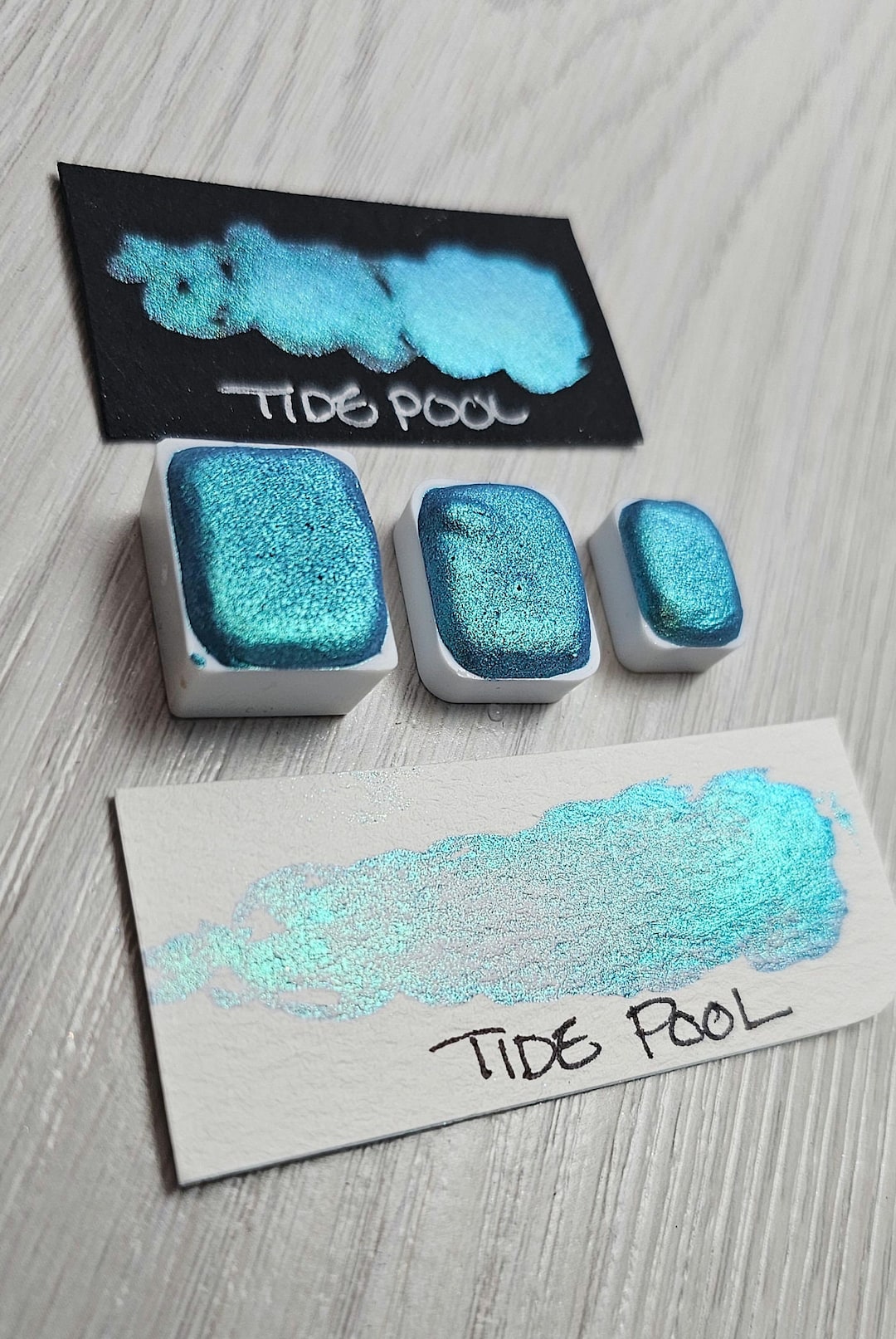 Tidal Pool / Colorshift / Handmade Watercolor Paint - Etsy