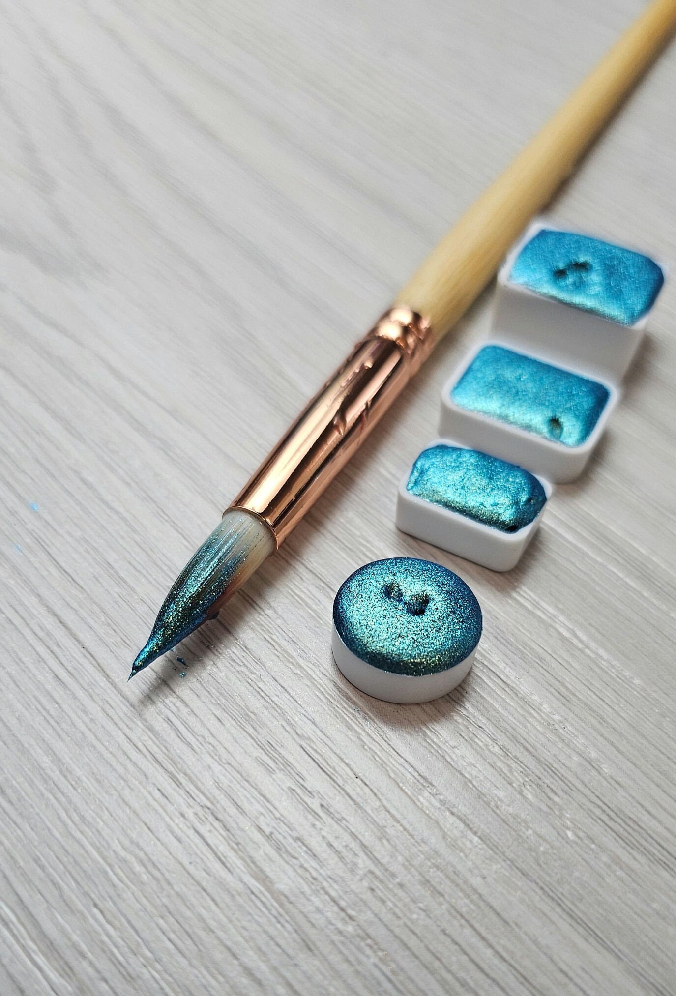 Riptide / Colorshift / Handmade Watercolor Paint - Etsy