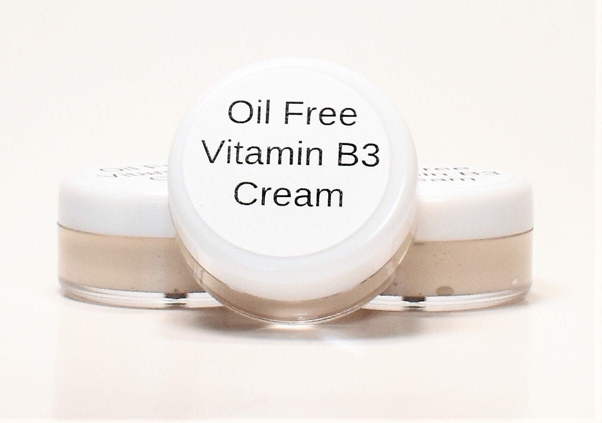 Oil-free Face Cream SAMPLE With Niacinamide B3 Green Tea MSM - Etsy