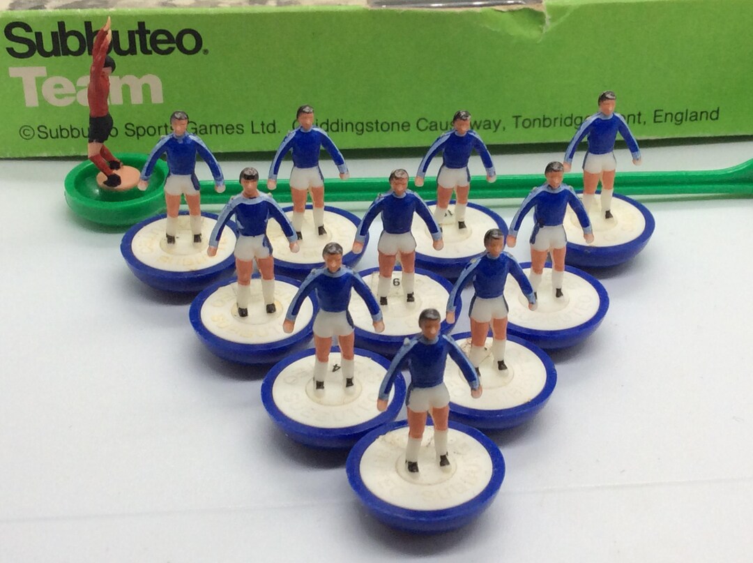 1980s EVERTON Subbuteo Team - Original - Football Team Retro Vintage ...