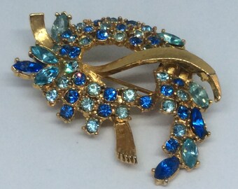 Light Blue Brooch | Etsy