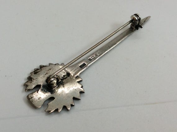Vintage Celtic Sterling Silver Kilt Pin / Brooch - Th… - Gem