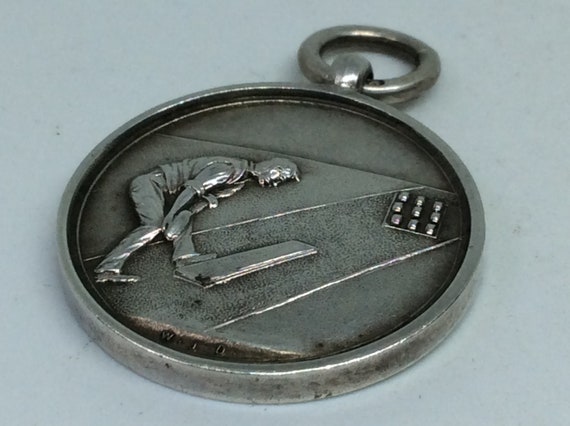1920s Sterling Silver Fob Medal - Hallmarked Silver … - Gem