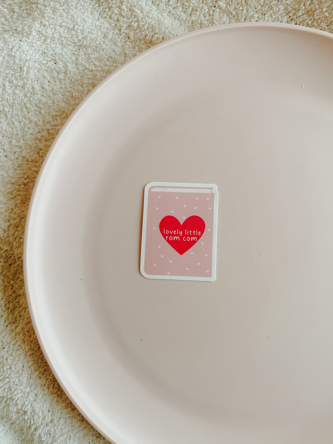 Lovely Little Rom Com Sticker | Vinyl Sticker, Laptop Sticker, Book ...