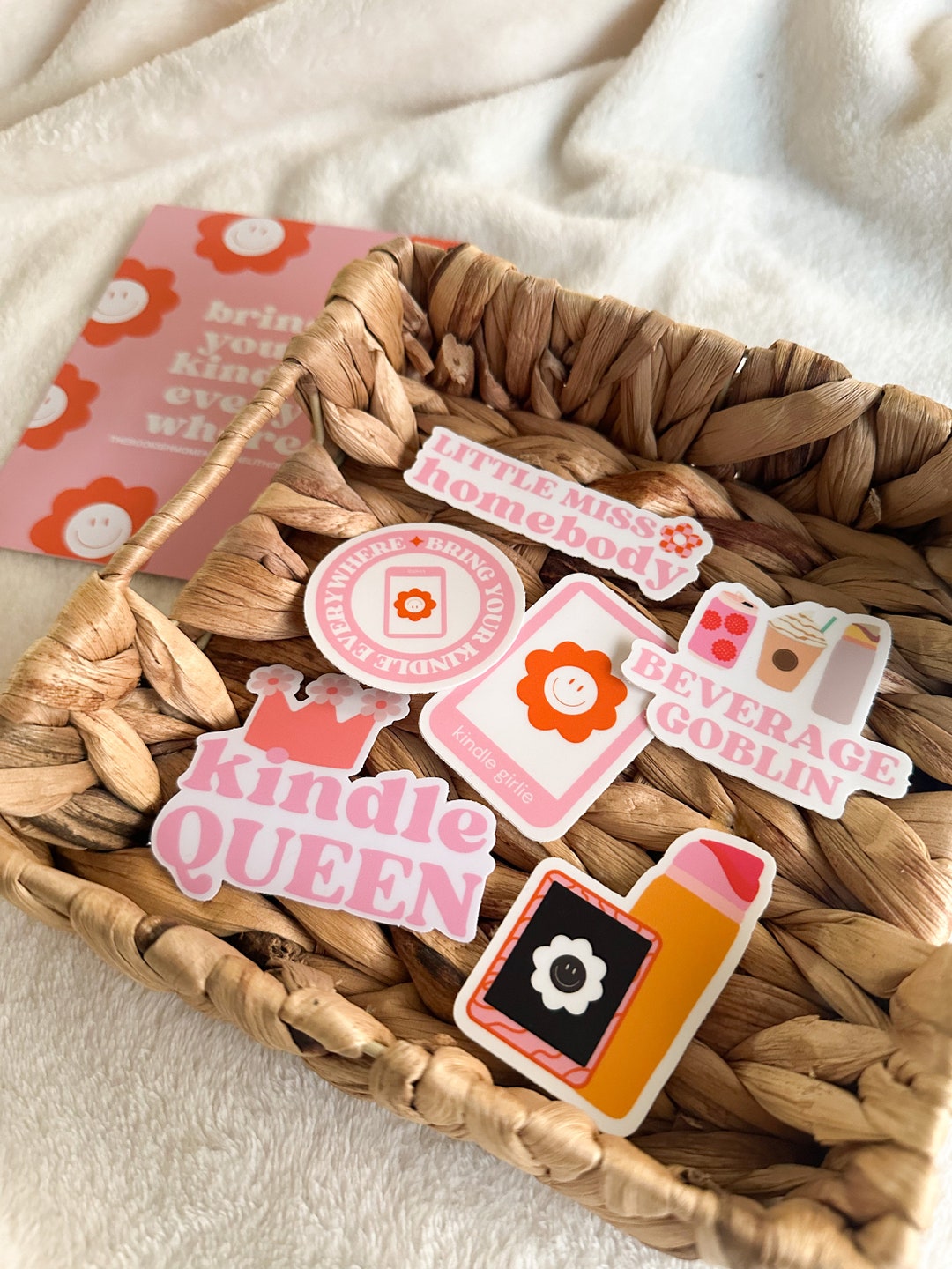 The Lit Homebody Sticker Pack | Kindle Sticker | Vinyl Sticker ...